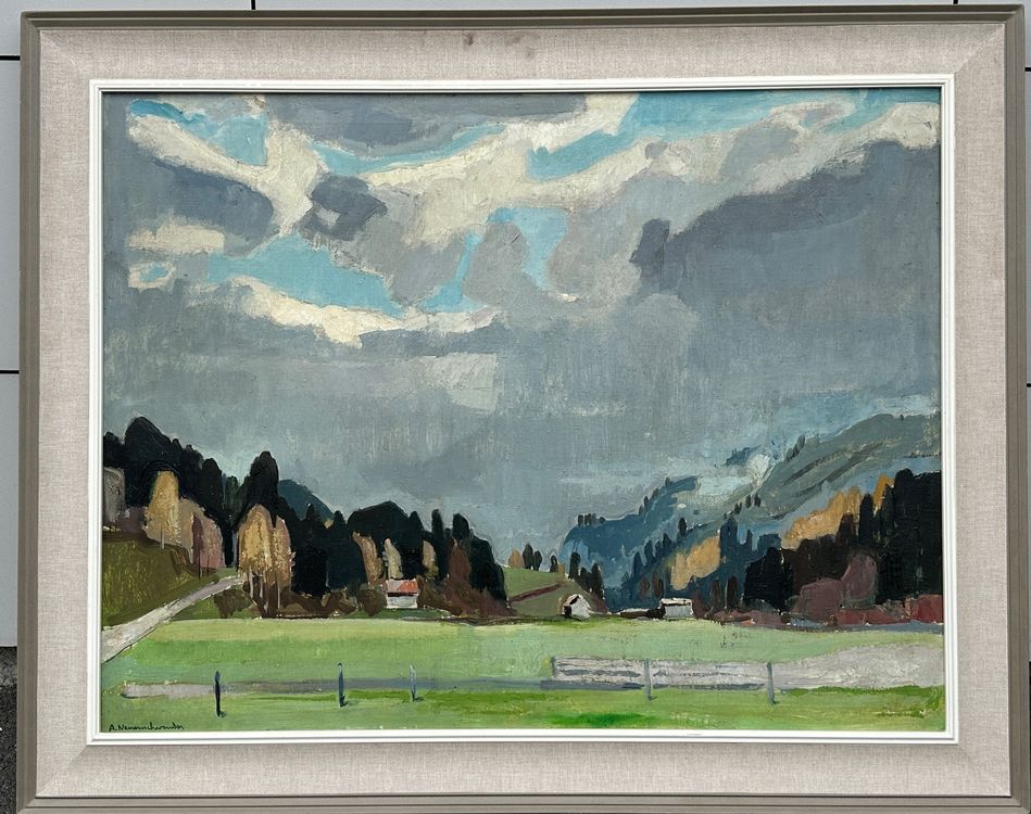 Albert Neuenschwander (1902-1984) grosses Gemälde | Kaufen auf Ricardo
