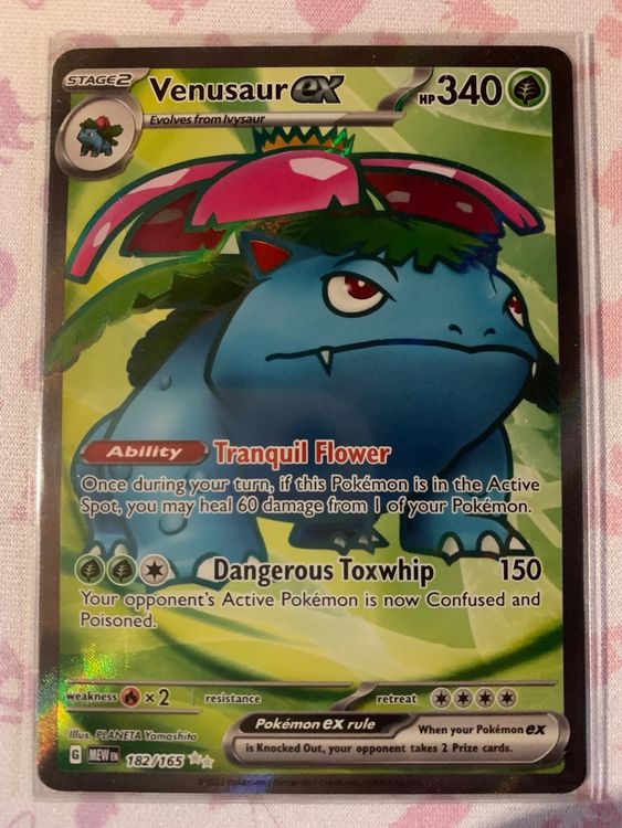 Pokémon 151 Venusaur (Florizarre) full art Eng (Gebraucht) in La Croix ...