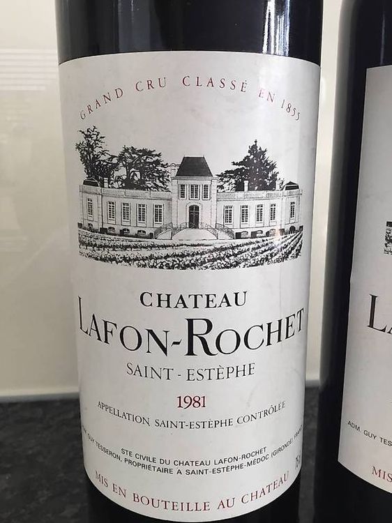 Bordeaux - Château Lafon-Rochet - Grand Cru Classé 1981 (D'occasion) à ...