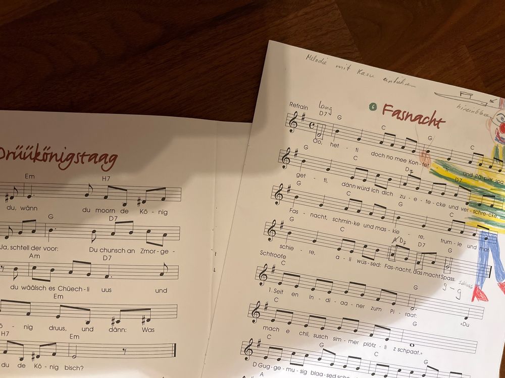 Liederheft Brännti Mandle, Magebroot Andrew Bond (Gebraucht) in Andelfingen für CHF 9 – mit ...