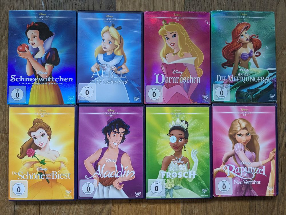 DVD-Set Disney Classics (8 DVDs) (Gebraucht) in Pfäffikon SZ für CHF 20 ...