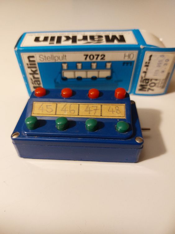 Märklin 7072 Stellpult mit OVP (Gebraucht) in Wölflinswil für CHF 2 ...
