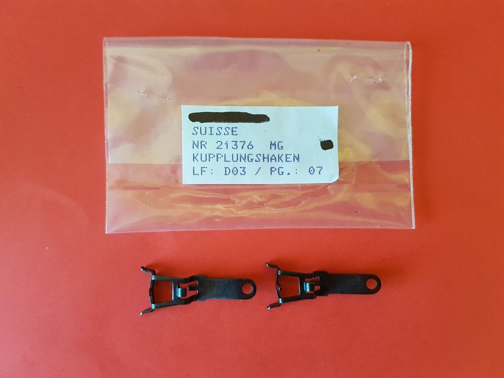 Märklin N° 21376, 213760, 2 x Kupplungshaken Telex, neu (Neu und ...