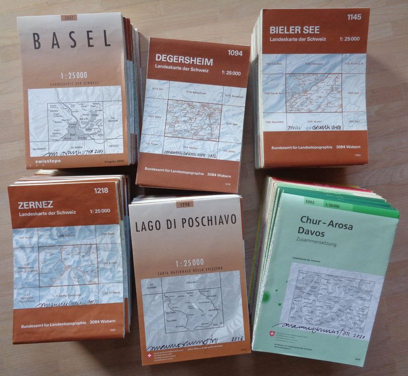 Landeskarten der Schweiz | Kaufen auf Ricardo