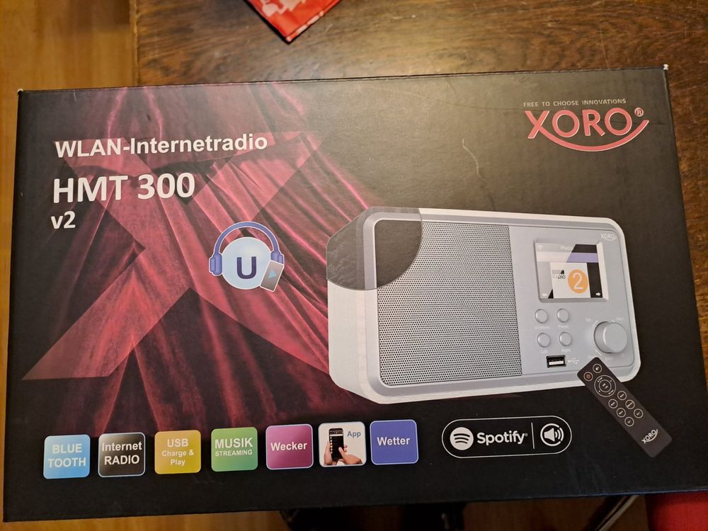Radio Internet Xoro HMT 300 v2 DAB+ FM Spotify WLAN USB (Neu und ...