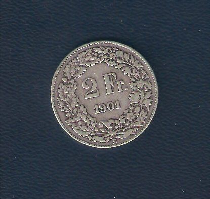CH 2 Fr. 1901 Silber Gebraucht | Kaufen auf Ricardo