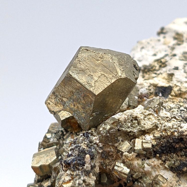 PIRIT GOLDEN ZWILLING, pentagonododekaedrisch, Piemont (Nuovo (secondo ...