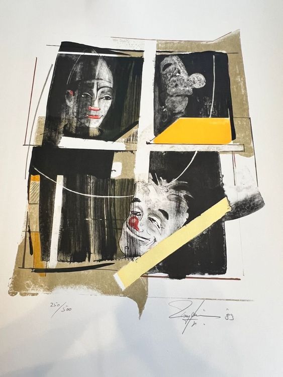 Rolf Knie (1949) Grosse Lithographie, Handsigniert 1983 (Gebraucht) in Corminboeuf für CHF 295 ...