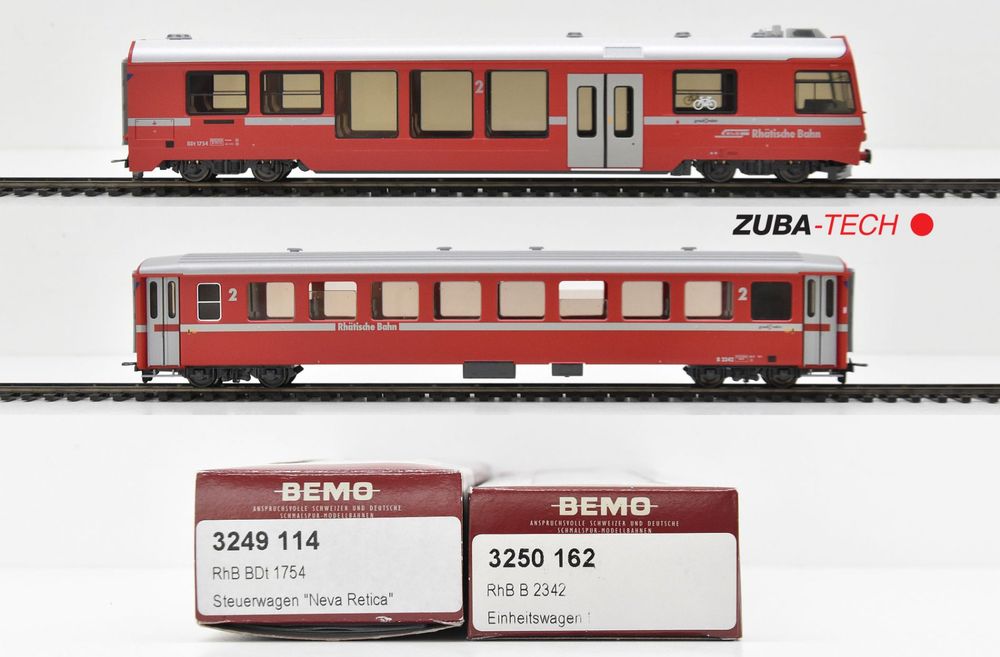 Bemo 2x Personenwagen der RhB H0m GS mit OVP (Neu (gemäss Beschreibung)) in St. Gallen für CHF ...
