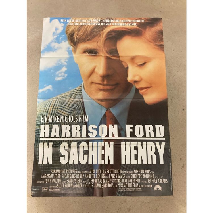 Harrison Ford - In Sachen Henry, Original Filmplakat! (Gebraucht) in ...