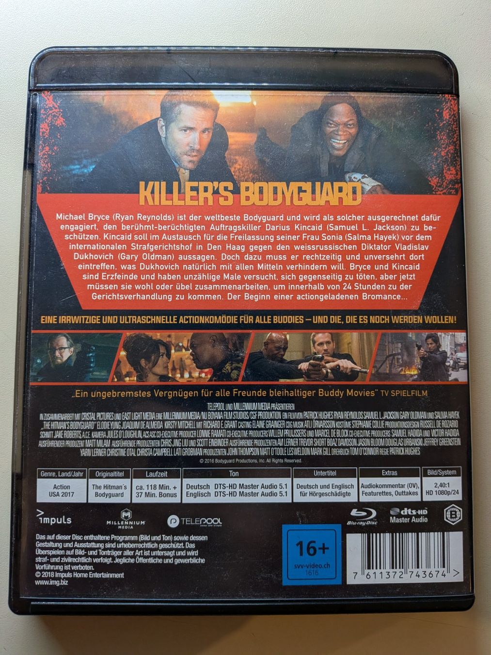 "Killer's Bodyguard" mit Samuel L. Jackson [Blu-ray] (Gebraucht) in ...