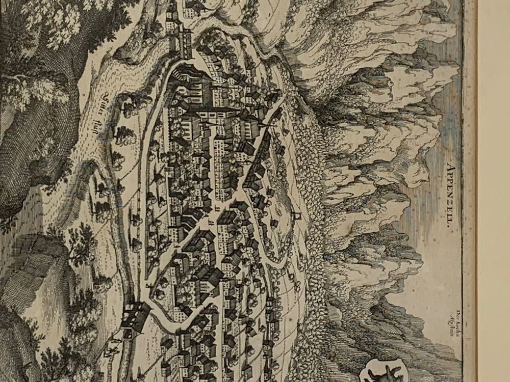 Matthäus Merian (1593-1650) Appenzell /Herissaw Stich | Kaufen auf Ricardo