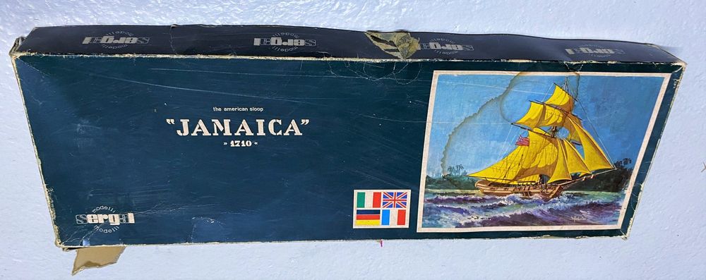 vintage Sergal HMS Jamaica 14 Gun Sloop 1710 1:45 Modell (Gebraucht) in ...