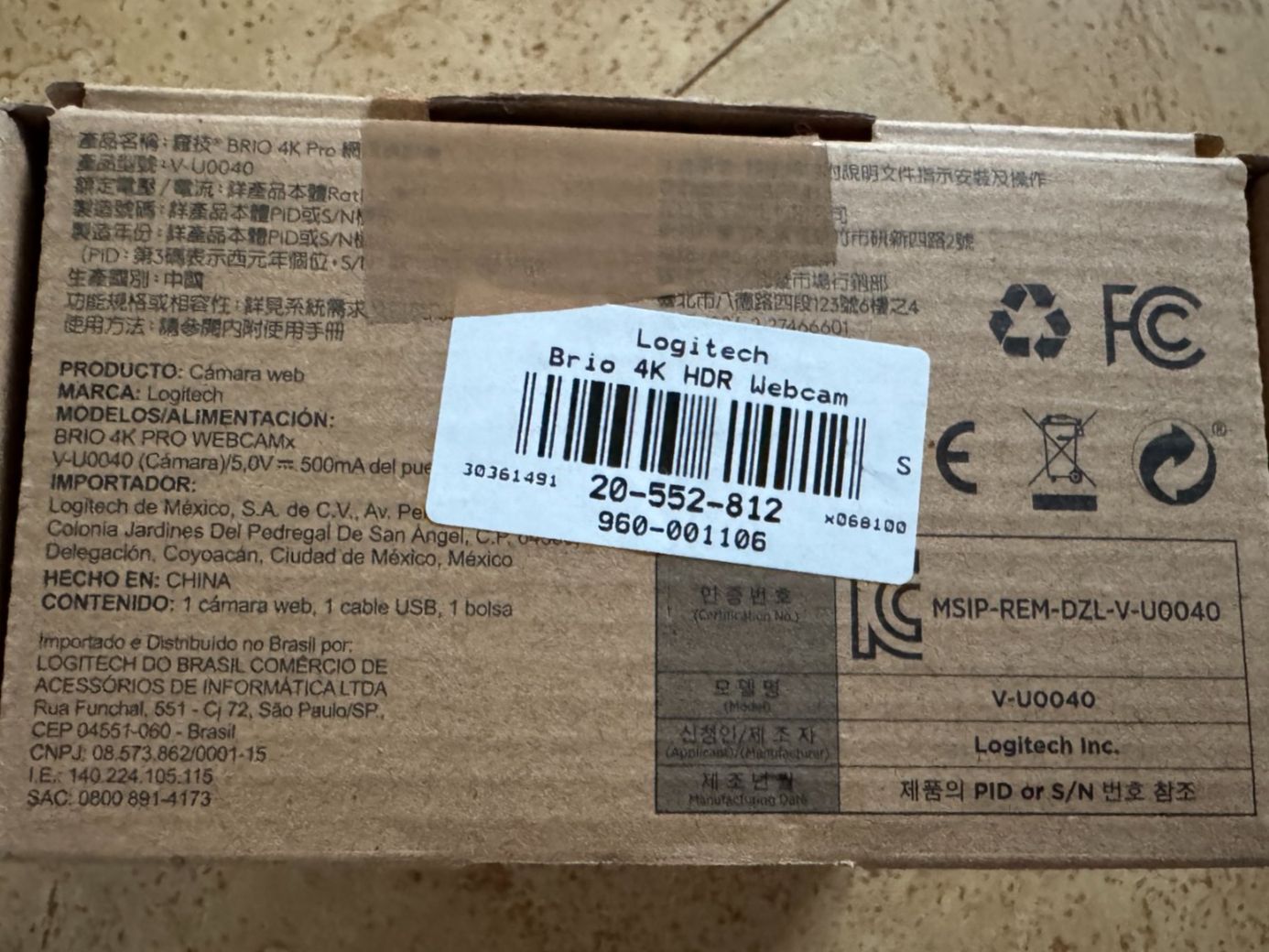 Logitech BRIO Webcam mit 4K-Ultra-HD-Video & HDR (Neu (gemäss ...