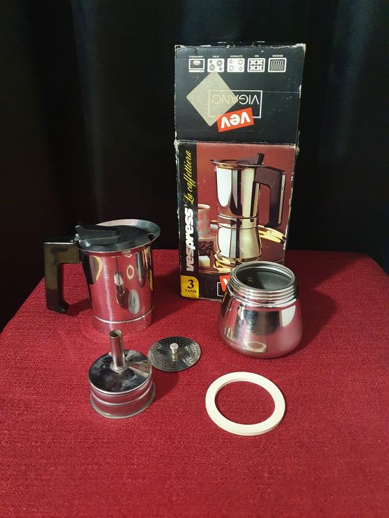 Vev Vigano Inox Espresso Maker 3 Tassen (Gebraucht) in Auw für CHF 35 ...