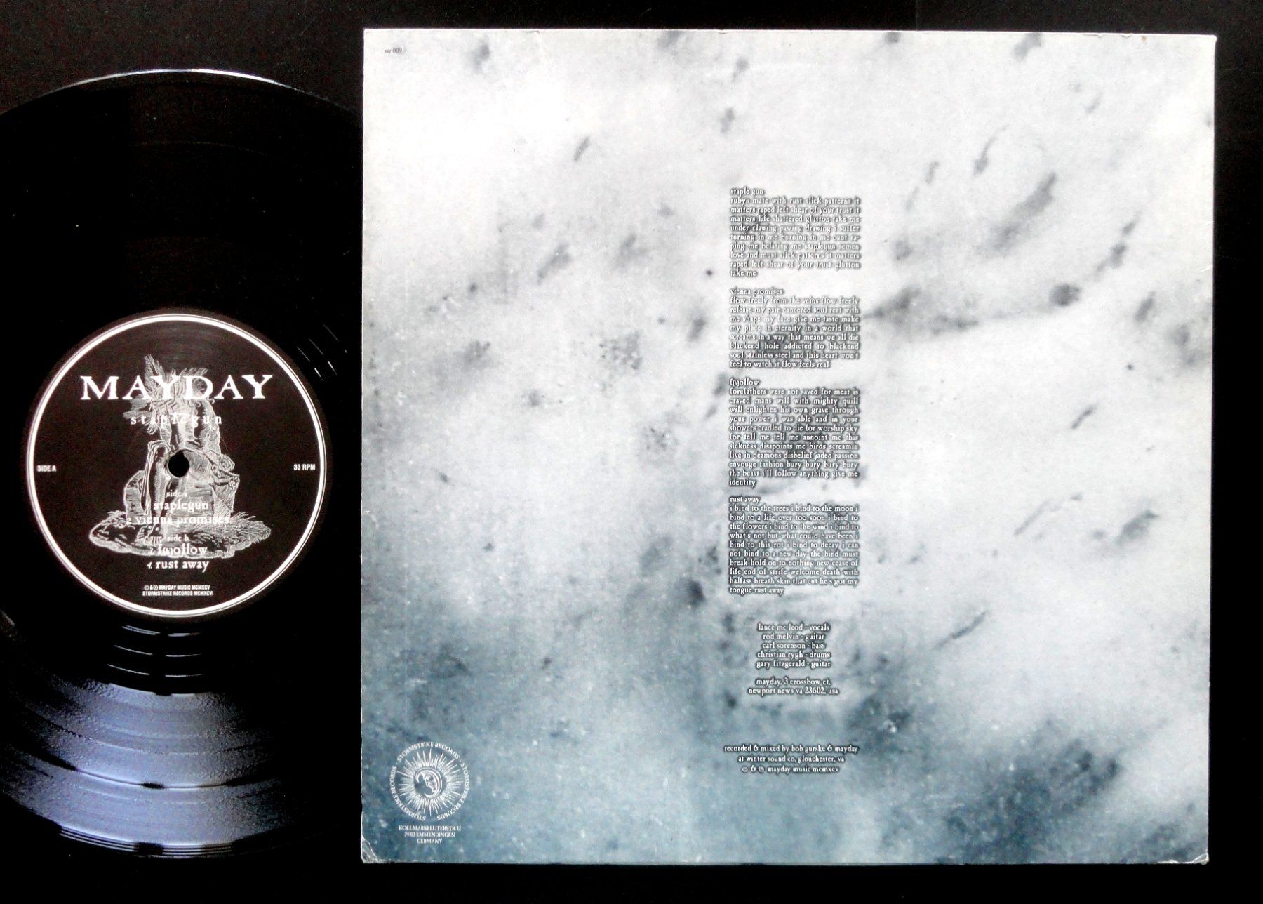 10"-LP MAYDAY staplegun SSR009 DE 1996 METALCORE (Gebraucht) in Kesswil ...