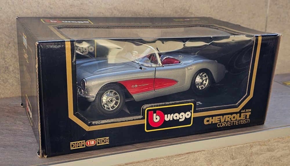 Chevrolet Corvette 1957 Bburago 1/18 made in Italy | Kaufen auf Ricardo