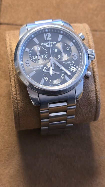 CERTINA DS PODIUM CHRONOGRAPH HERREN TITANIUM | Kaufen auf Ricardo