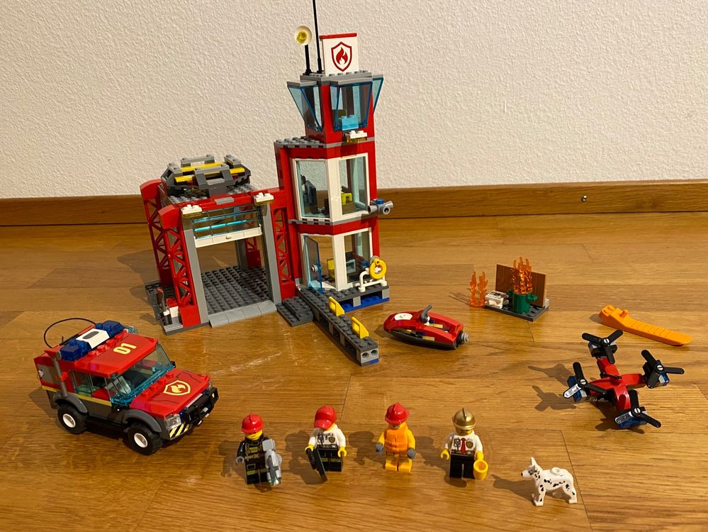 LEGO City 60215 Feuerwehrstation Fire Station Light & Sound (Gebraucht ...