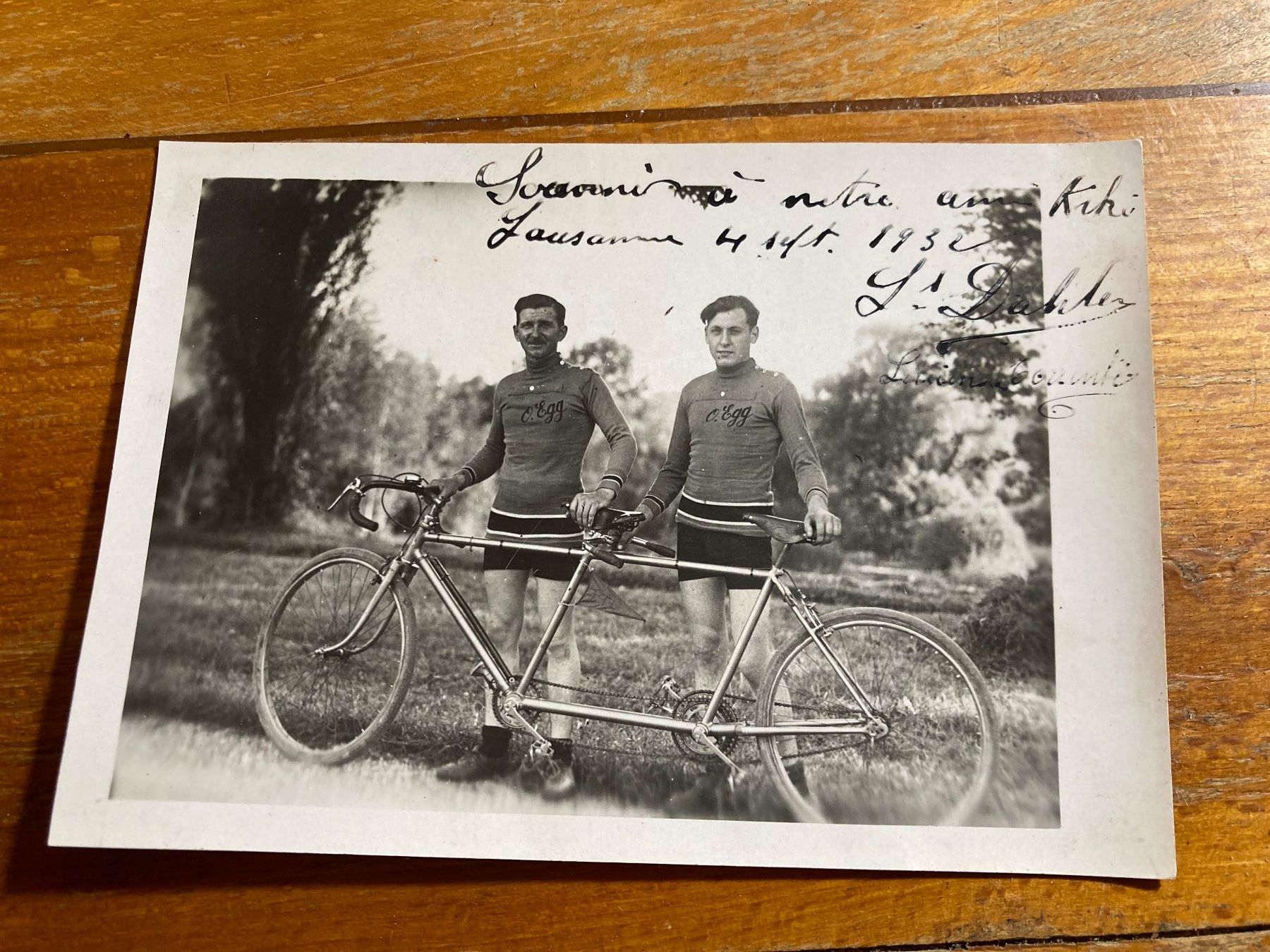 Lausanne 1932 cyclisme Foto Radfahren Photo (D'occasion) à St-Cierges pour CHF 26 – avec ...