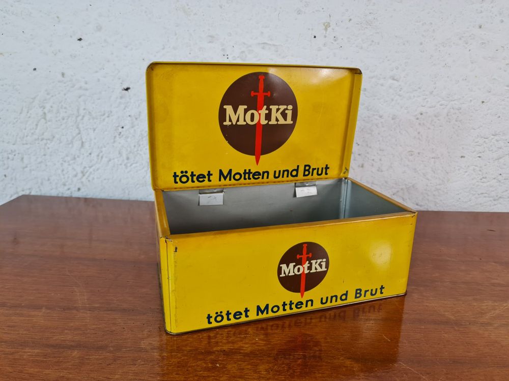 Antike Motki Motten Blechdose Reklame (Gebraucht) in Obfelden für CHF 5 ...