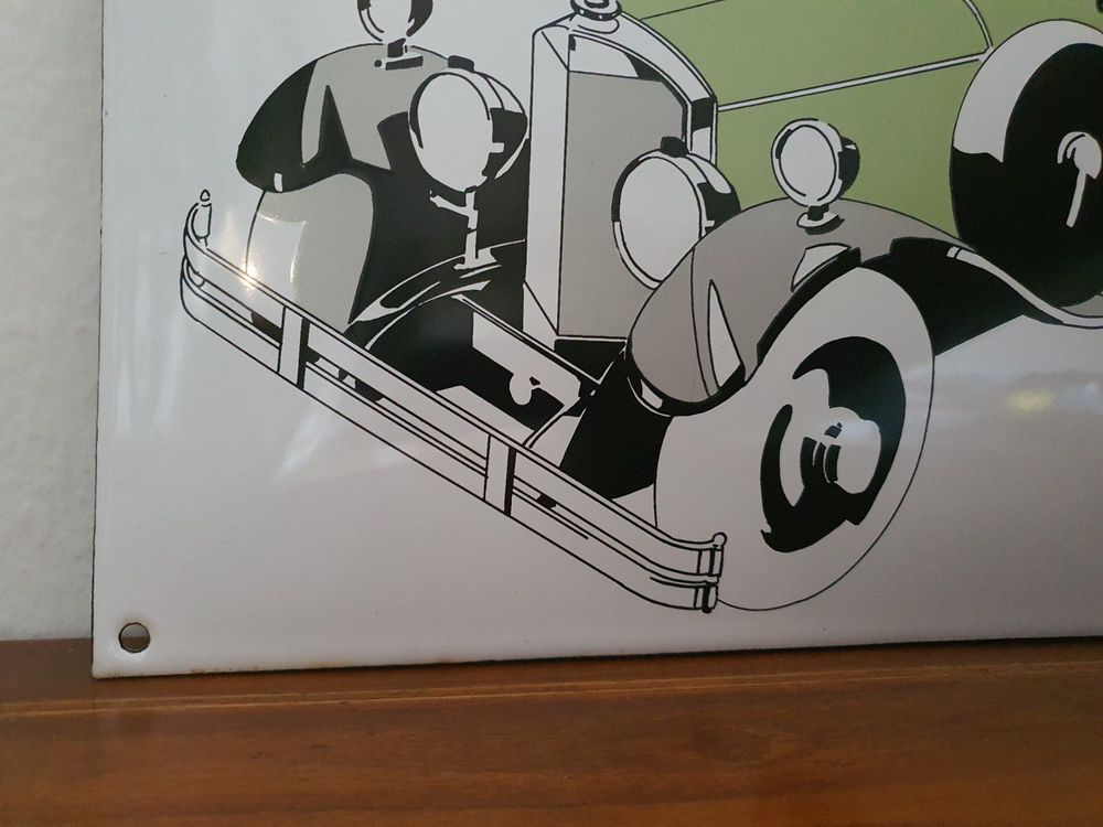 Emailschild Mercedes Benz Emaille Schild Reklame Oldtimer | Kaufen auf ...