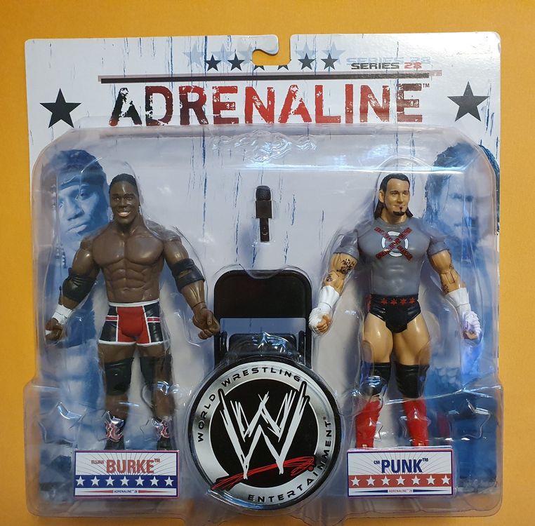 WWE Wrestling Figur CM Punk Elijah Burke AEW RAW SMACKDOWN (Neu und ...