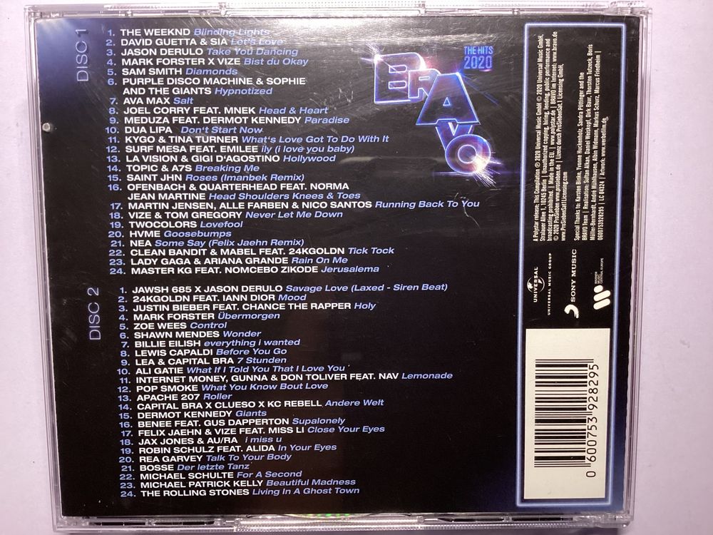 2CD Various – Bravo The Hits 2020 (Gebraucht) in Wil AG für CHF 15 – mit Lieferung auf Ricardo ...