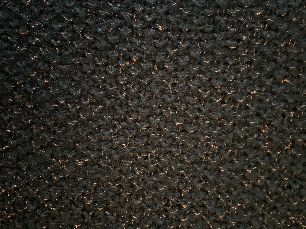 Maxi écharpe noire fils cuivrés KOOKAI - très chaude (Neuf (Voir ...