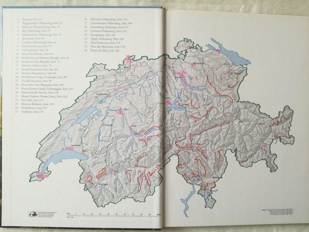 Die schönsten Höhenwege der Schweiz | Kaufen auf Ricardo