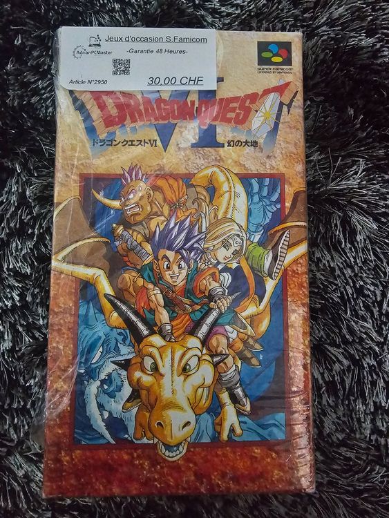 Super Famicom : Dragon Quest VI (D'occasion) à Grimisuat pour CHF 15 ...