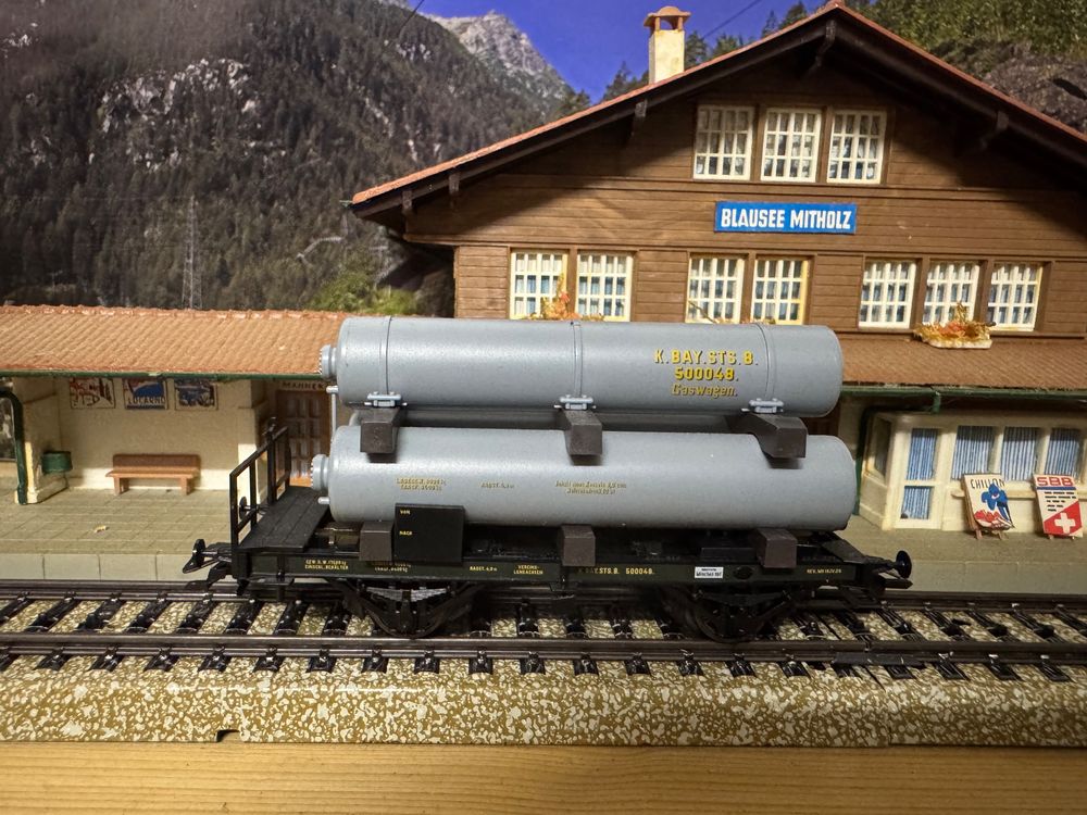 Märklin H0 - K.Bay.Sts.B. Gaswagen 500 048 (aus Set 46600) (Gebraucht ...