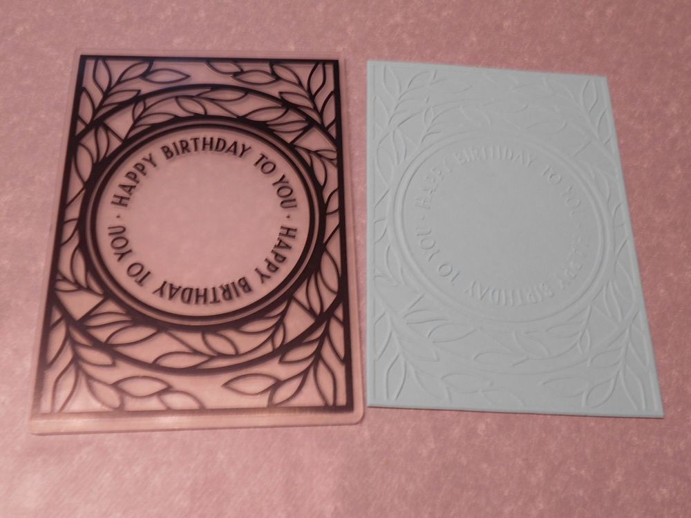 Prägeschablone Happy Birthday (Gebraucht) in Seftigen für CHF 1 – mit ...