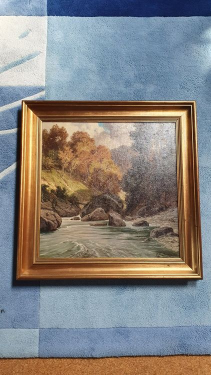 Edwin Jakob Bachmann - 1873-1957 - signiert - Öl a. Leinwand | Kaufen auf Ricardo