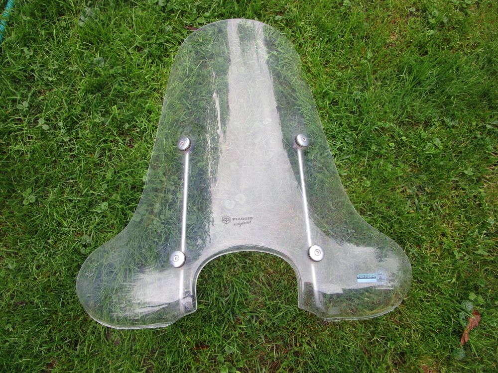 VESPA PIAGGIO hohes Windschild Frontscheibe Roller 76x70cm (Gebraucht ...