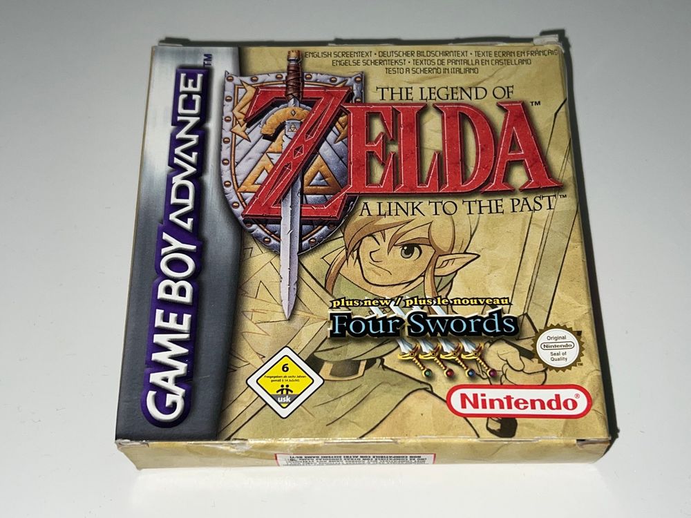 GBA - Zelda: A Link to the Past and Four Swords (OVP) (Gebraucht) in ...