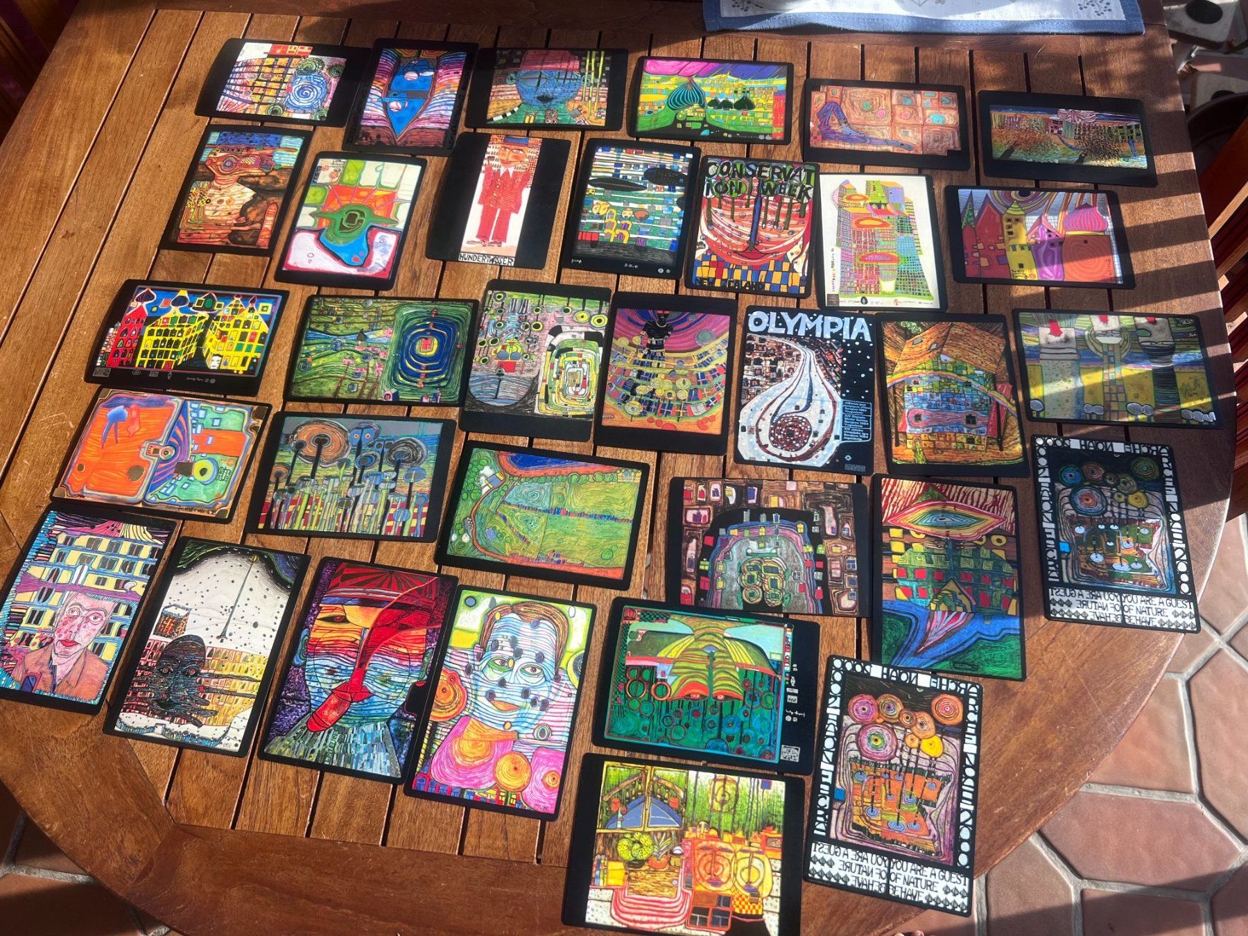 Hundertwasser: Collection unique de cartes d'art rares! (D'occasion) à ...