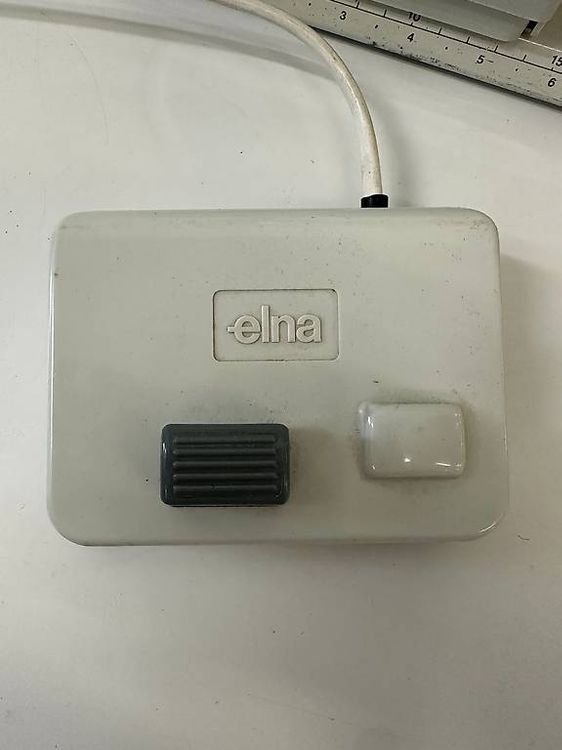 Vintage Nähmaschine Elna Automatic aus Metall mit Koffer (Gebraucht) in ...