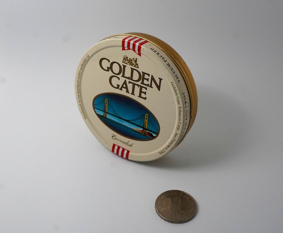 Golden Gate Cavendish Tabakdose Vintage Sammlerdose | Kaufen auf Ricardo