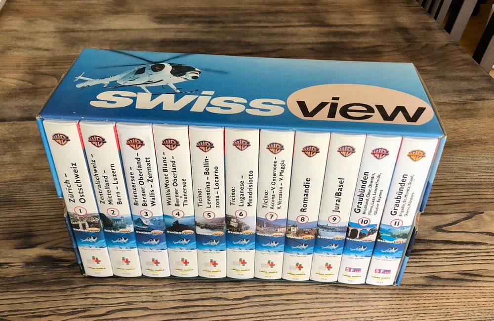 VHS-Serie Swiss View Im Helikopter über die Schweiz (Gebraucht) in ...