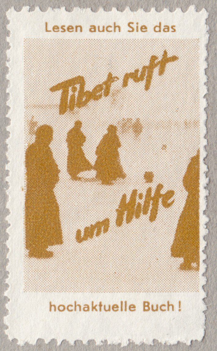 Vignette Tibet ruft um Hilfe 1960, ABC-Kat. 1960.x419.a (Gebraucht) in ...