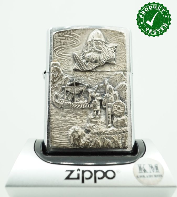ZIPPO® VIKINGS - HEAVY - 3D- 2005 - GEZÜNDET | Kaufen auf Ricardo