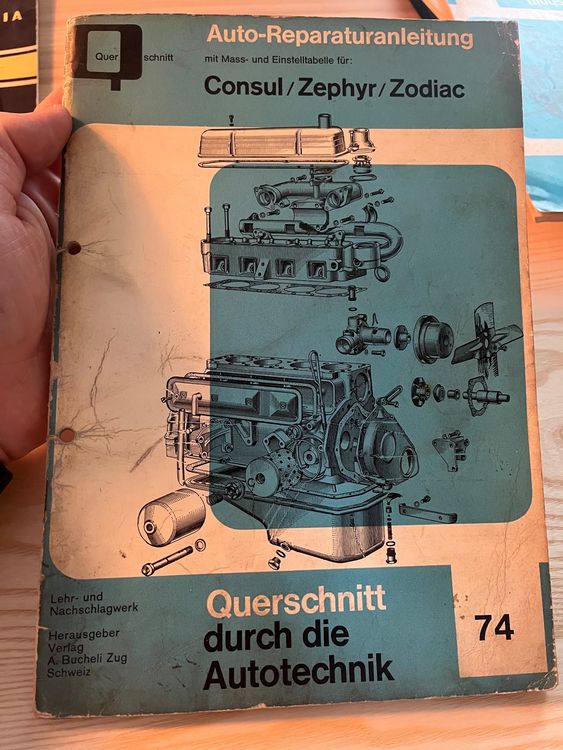 FORD CONSUL ZEPHYR ZODIAC REPARATUR ANLEITUNG UM ETWA 1965 (Gebraucht ...