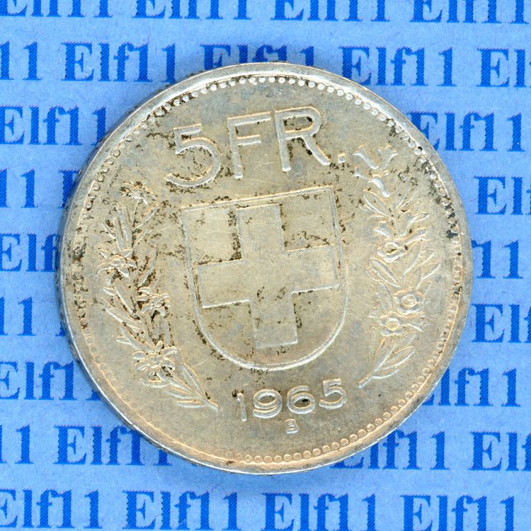 CHF___5.00 1965 -vz 5 Franken | Kaufen auf Ricardo