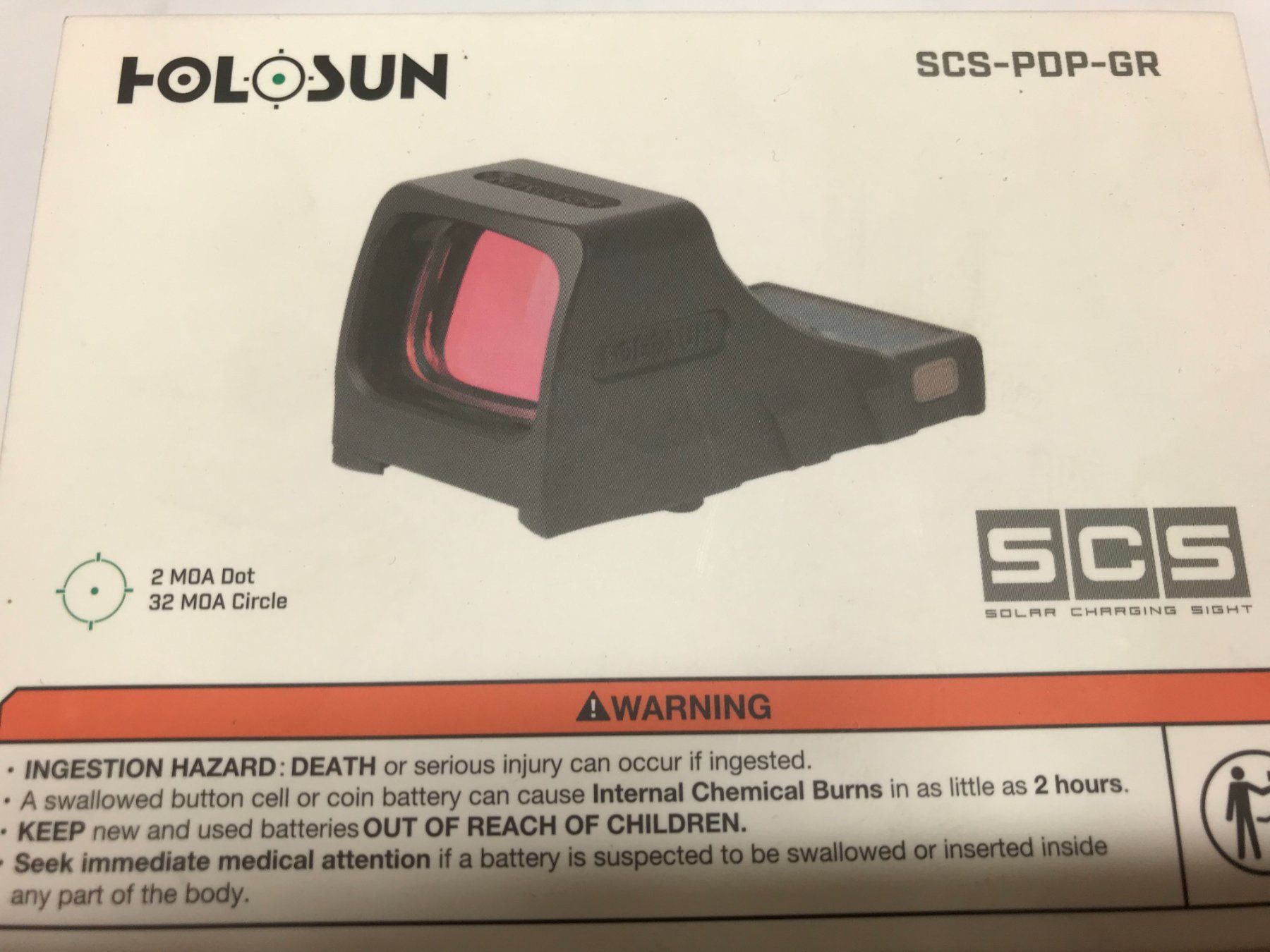 Holosun SCS PDP Grünpunkt kein Rotpunkt Red Dot Optik (Gebraucht) in ...