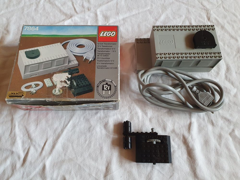 LEGO Eisenbahn 12V OVP für Trafo 7864 + Zubehör (Gebraucht) in ...