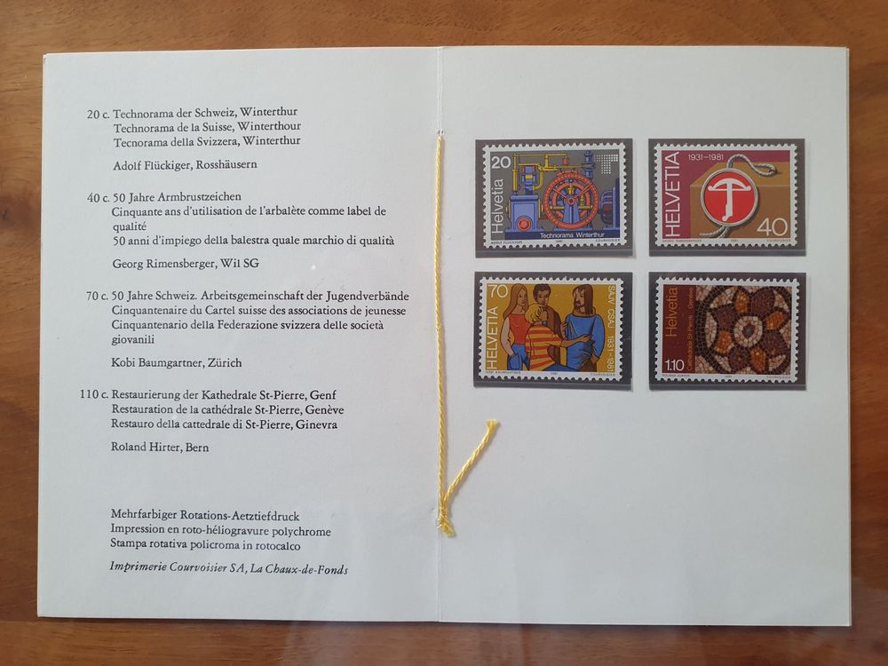 AUSGABEHEFTE PTT gebunden 5 Stk. (1980 / 4x 1981) | Kaufen auf Ricardo