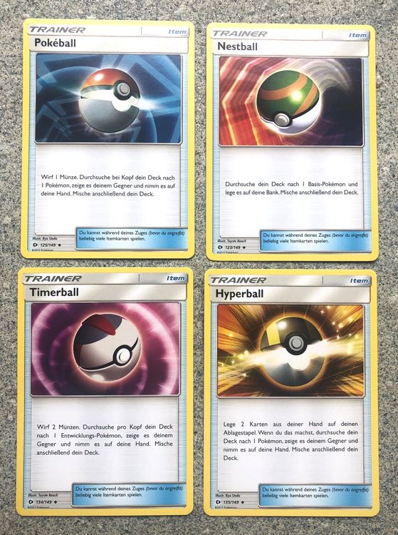 Pokémon Karten Poké/Nest/Timer/Hyperball | Kaufen auf Ricardo