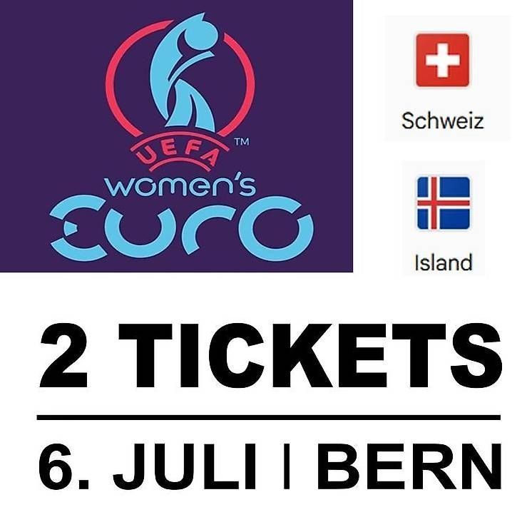 2 TICKETS 6.7. Schweiz Island Fussball Bern Ticket Sport (Neu und ...