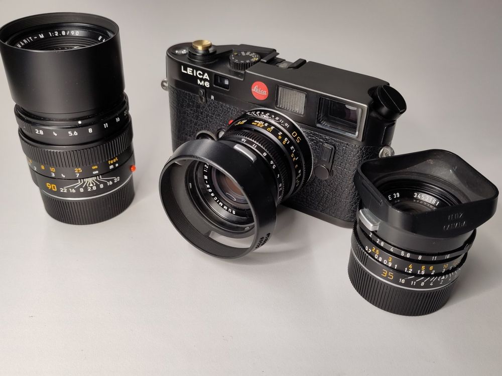 Leica M6, 35mm King of Bokeh, 50mm Summicron, 90mm Elmarit (Gebraucht) in Zürich für CHF 7000 ...